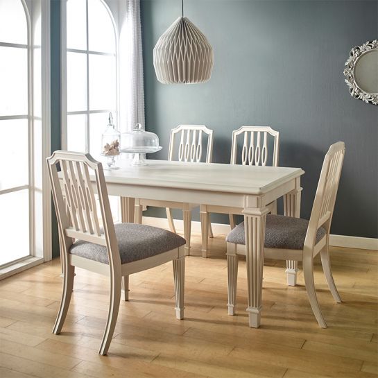 Caraway-4 Dining Set (1 Table + 4 Chair) > 4_01_4인식탁 | 미라지수입가구